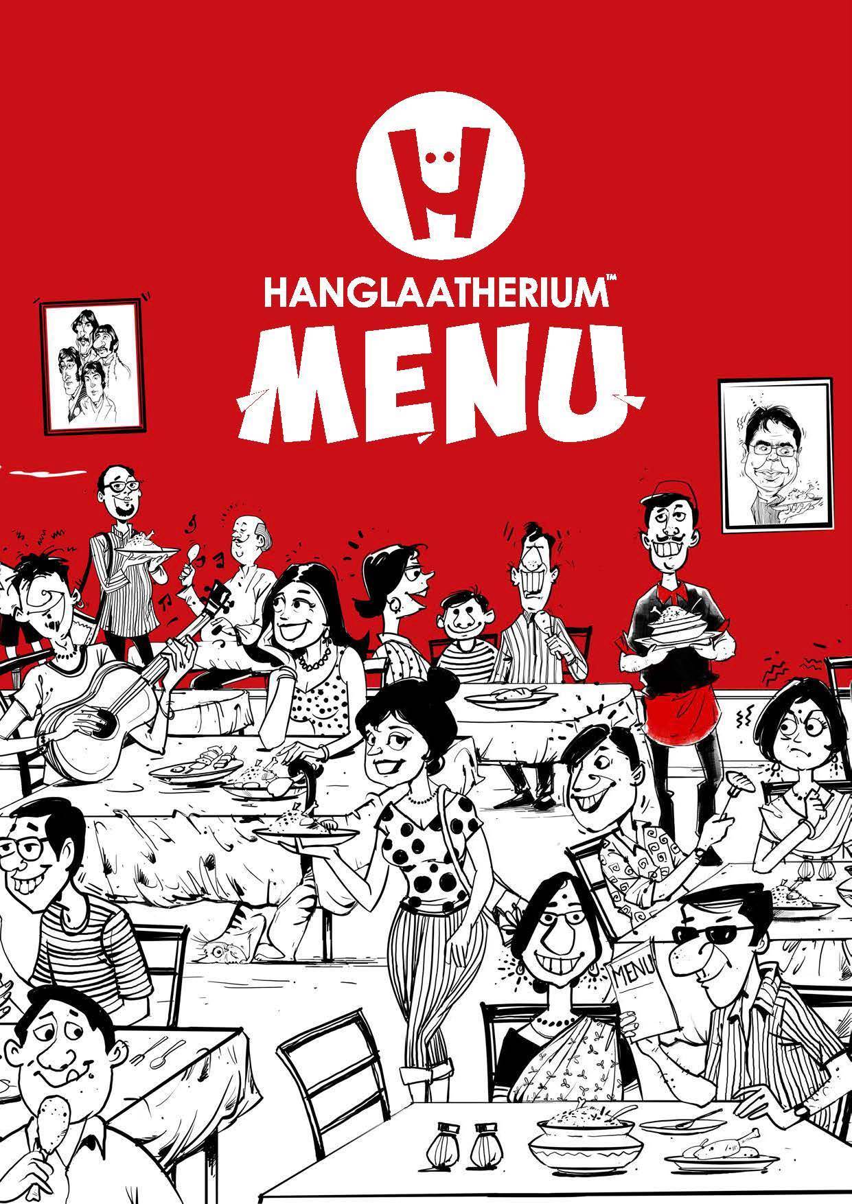 Menu at Hanglaatherium Lake Gardens, Kolkata, 188/3/1 A
