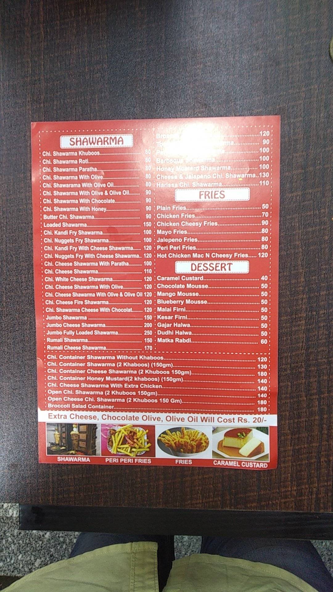 Menu at Happy Food corner, Mumbai, 140