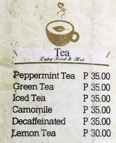 Menu at Hotel Stella Restaurant, Cebu City