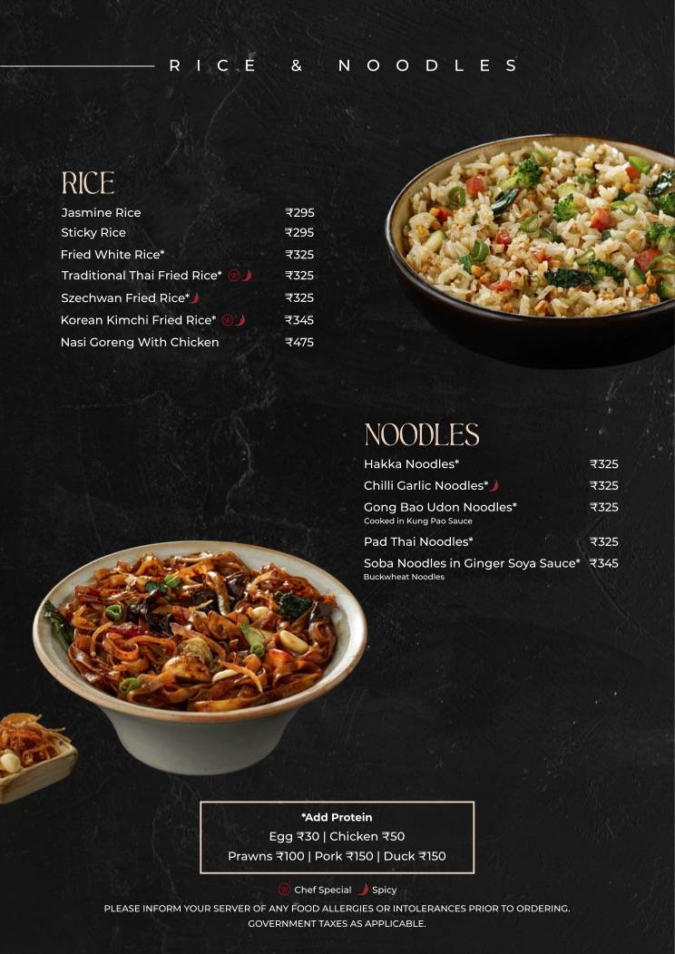 Menu at House of Wok, Gurugram, Shop No 505-506
