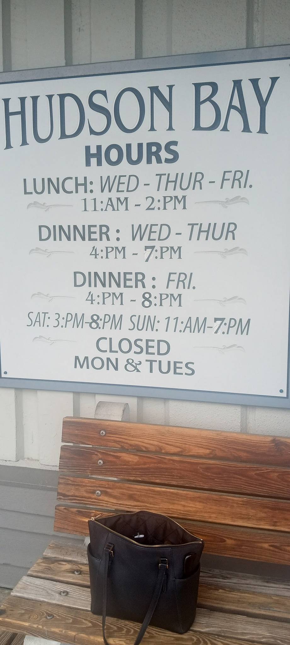 Menu at Hudson Bay Seafood restaurant, Fayetteville, 2816 Ramsey St