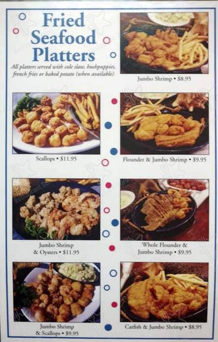 Menu at Hudson Bay Seafood restaurant, Fayetteville, 2816 Ramsey St
