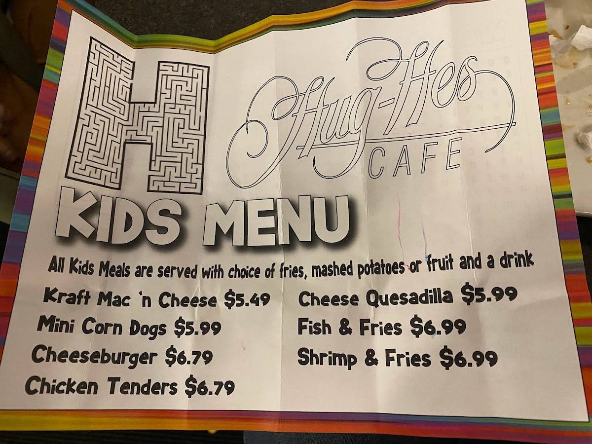 Menu at Hug-Hes Restaurant and Catering, North Ogden, 360 E 2600 N