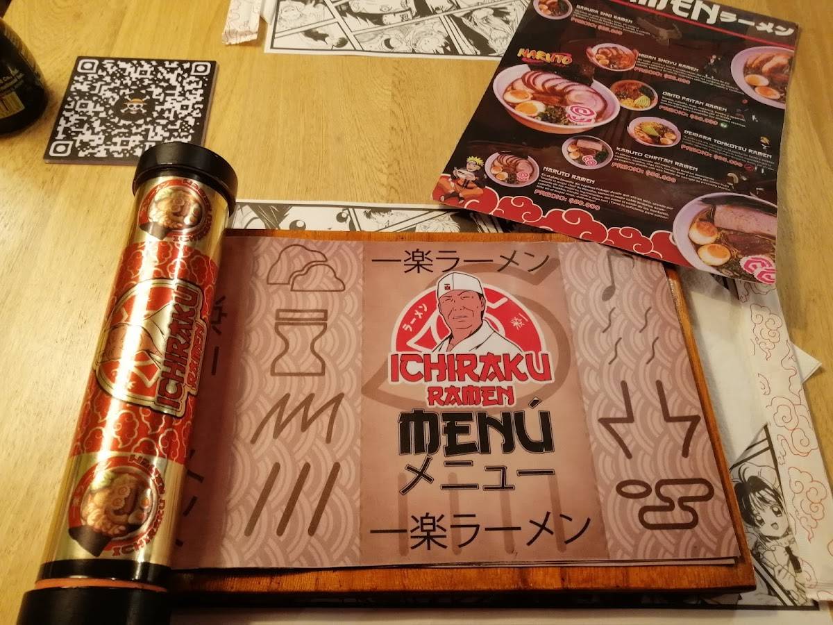 Carta del restaurante Ichiraku Ramen Campestre, Chía