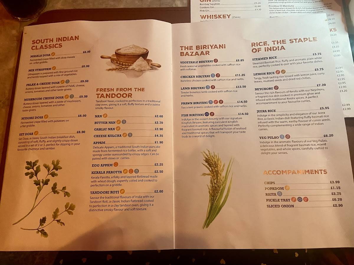 Menu at Indian Food Club (IFC), Great Yarmouth
