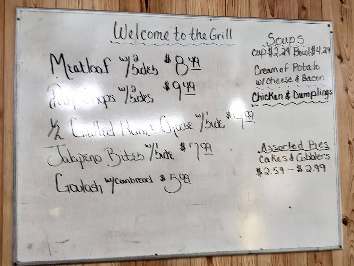 Menu at Iowa Park Hwy Grill cafe, Iowa Park