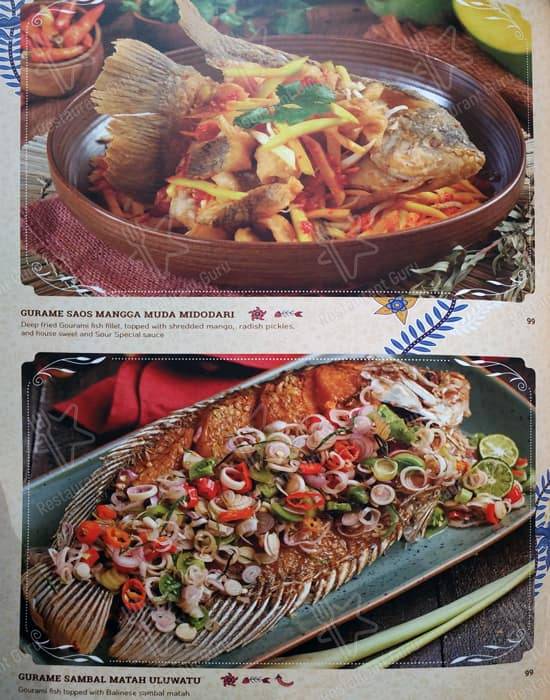 Menu at REMBOELAN restaurant, West Jakarta, Unit L1 - 118 & L1 - 119