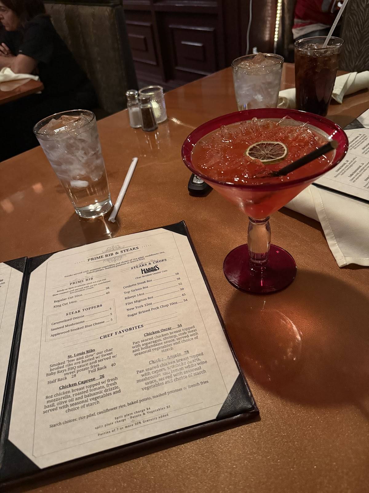 Menu at Jake's Steakhouse, Tehachapi