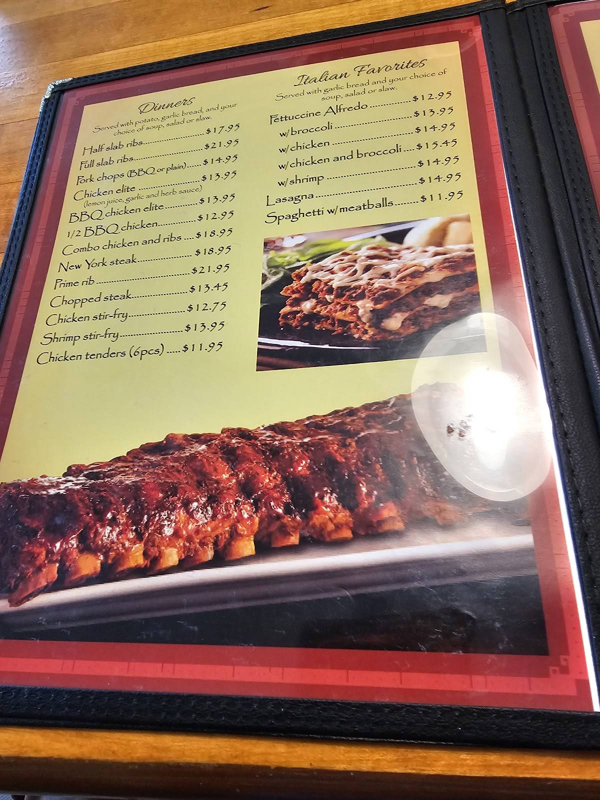 Menu at Jimmy’s Gyros restaurant, Wabash