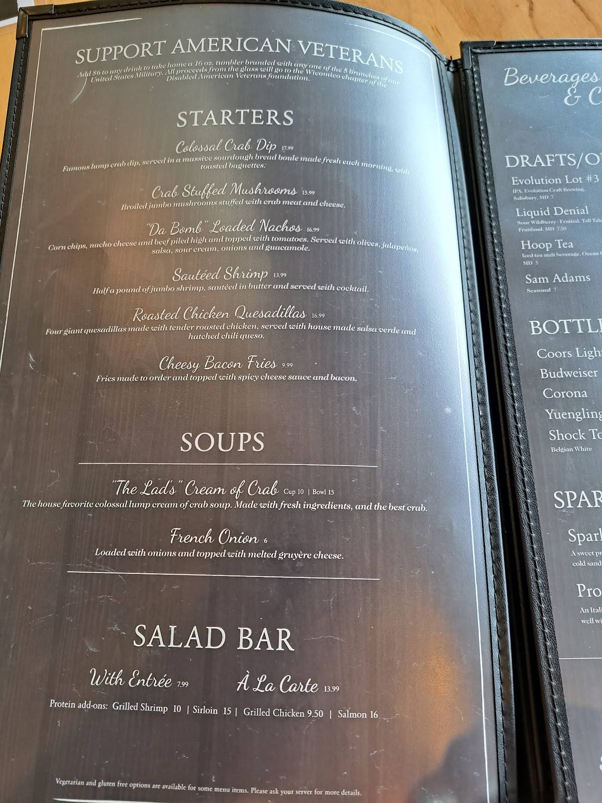 Menu at JoJo's Family Restaurant, Salisbury