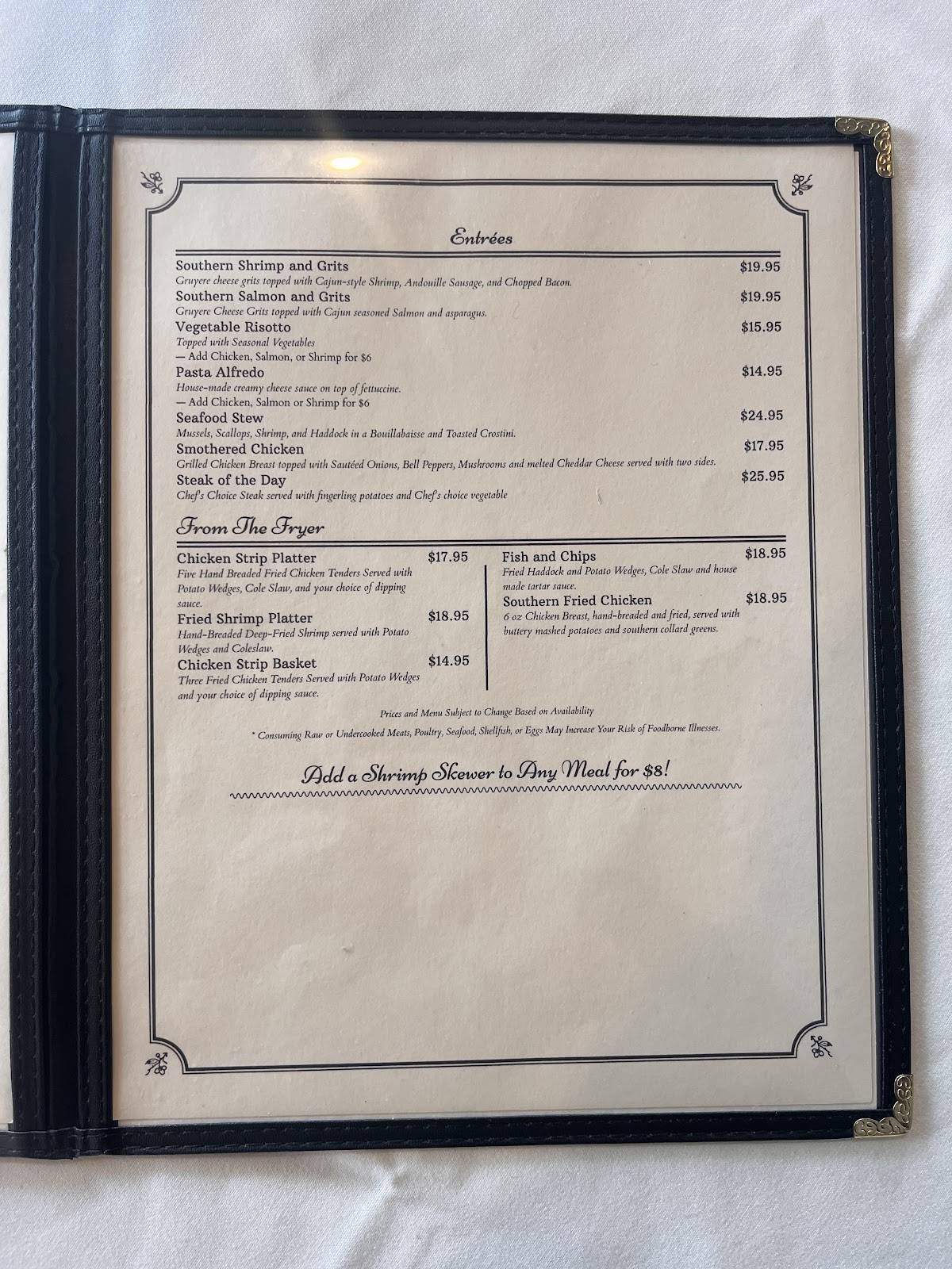Menu at Jodie's Cafe and Bakery, Wiscasset