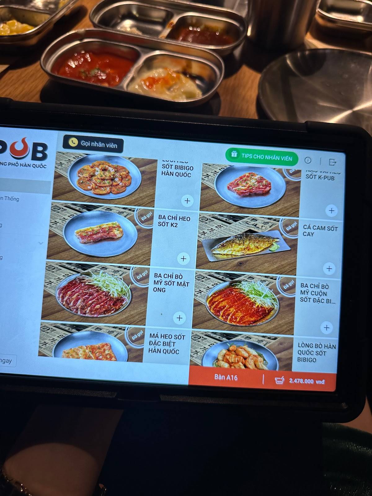 Menu at K-Pub AEON MALL Tân Phú Celadon, Ho Chi Minh City