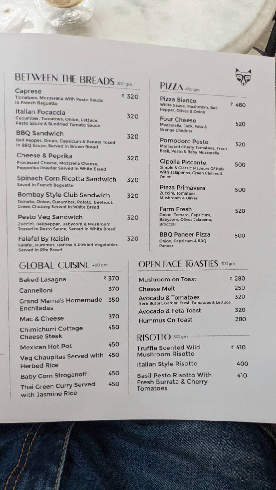 Menu at Kaffa Coffee Roasters, Ahmedabad, Ground Floor