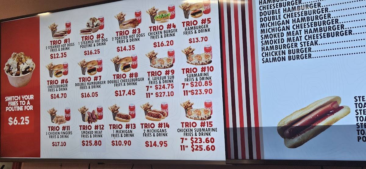 Menu au Diabo's Restaurant, Kahnawake 14