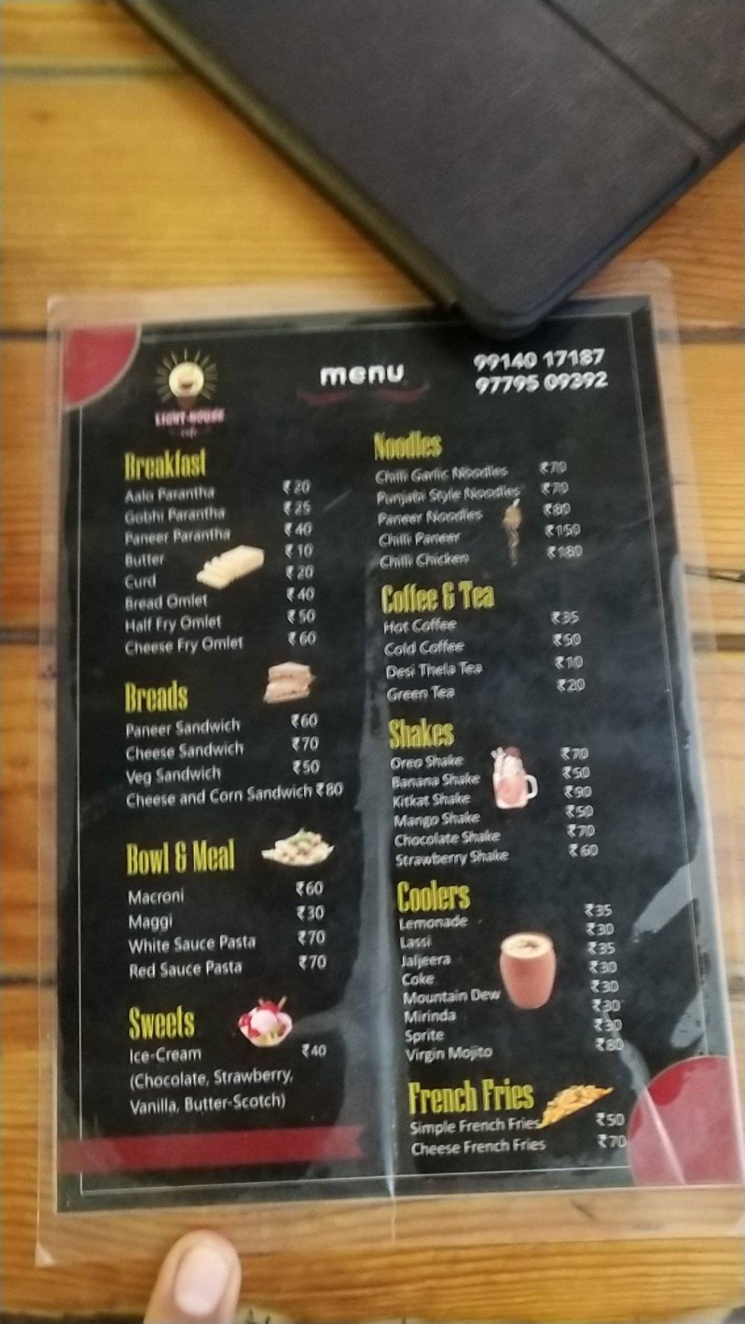 Menu at Kala Ghoda Cafe Best Cafe in Chandigarh, Chandigarh
