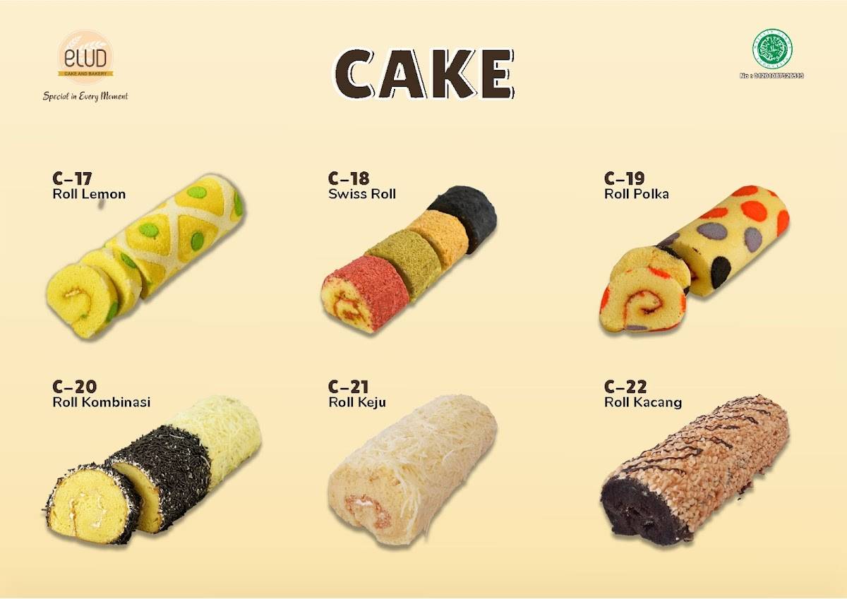 Carta de Elud Cake & Bakery Lamaran, Karawang