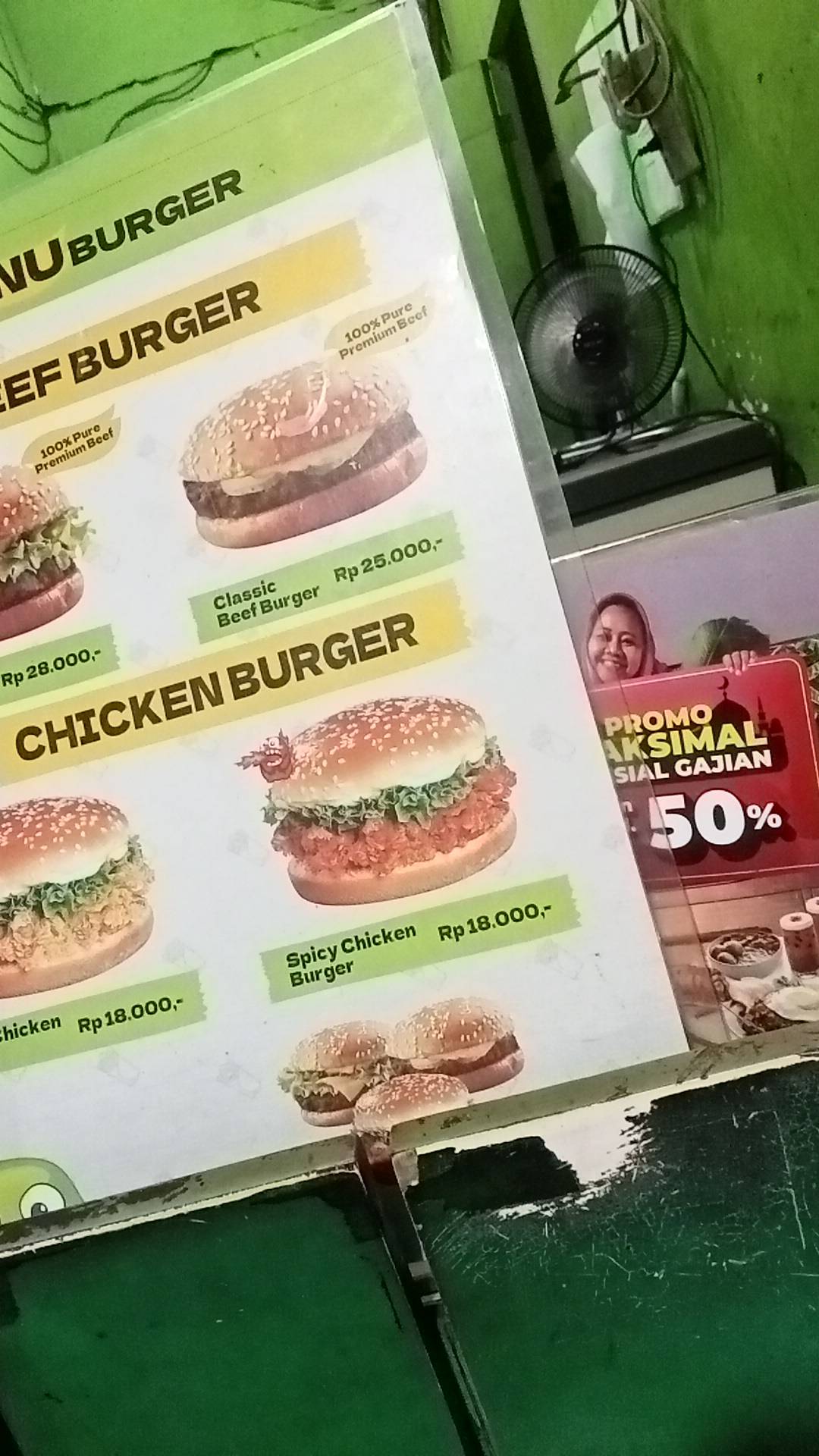 Menu at Kebab Monster Mega Kuningan, South Jakarta