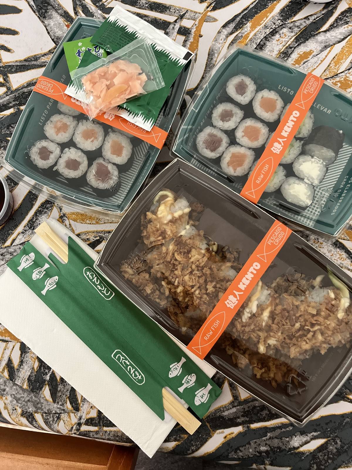 Carta del restaurante Kento - Sushi Para Llevar, Valencia, Calle del ...