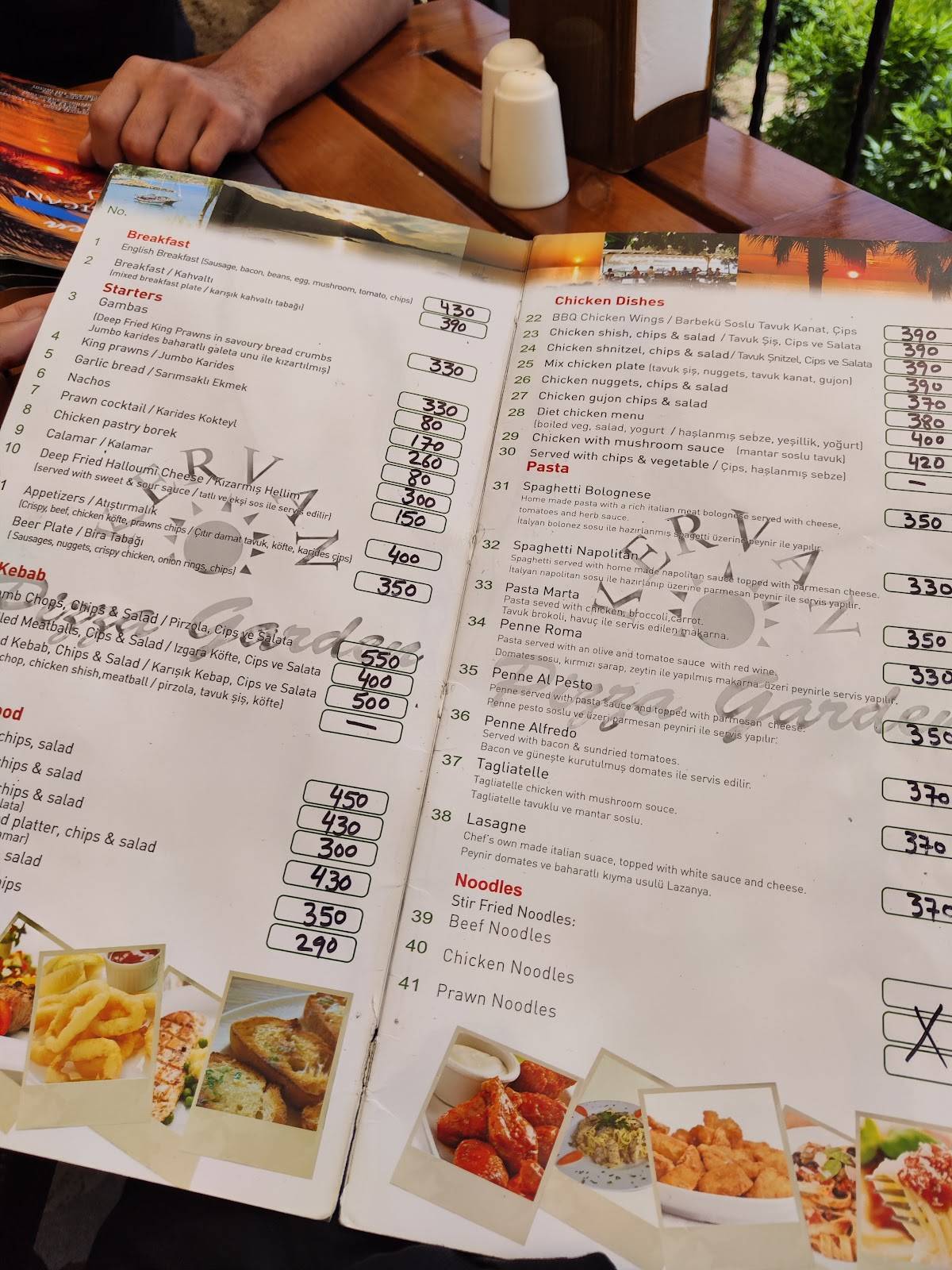 Menu at Kervan Restaurant & Cafe, Karaoğlanoğlu