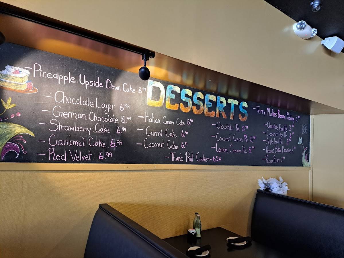 Menu at Dean's Restaurant & Bakery Oak Ridge, Oak Ridge
