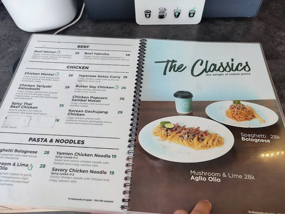 Menu at Kopi Titik Koma Pondok Candra restaurant, Betro