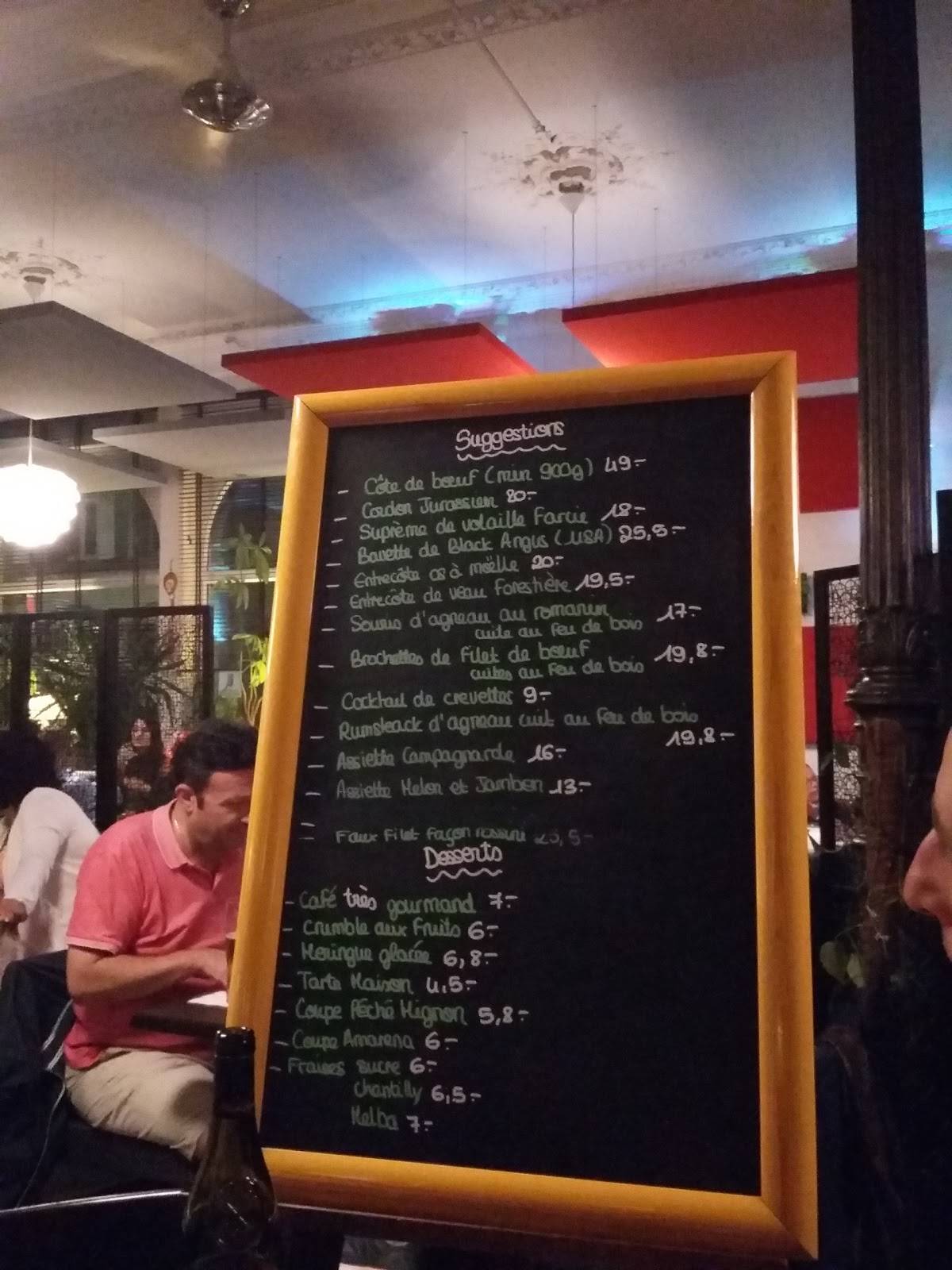 Menu au Restaurant Le Silex, Colmar, 9 Route d'Ingersheim