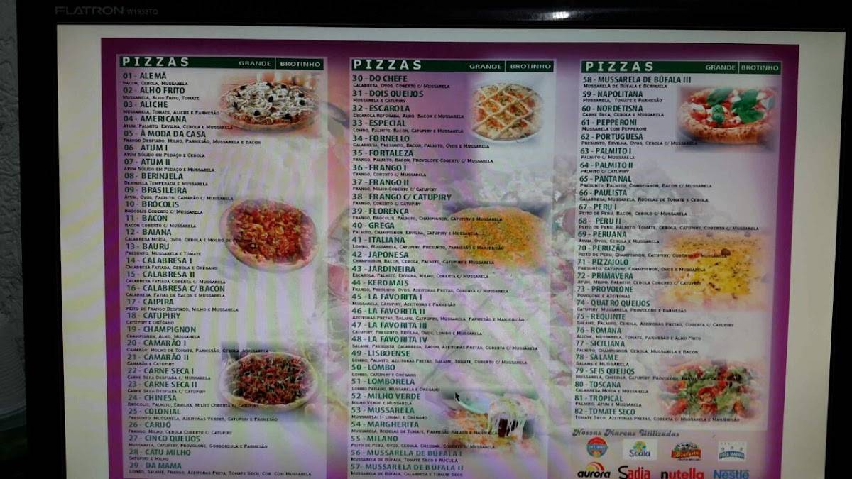 Menu at La Favorita Pizzaria & Lanchonete, São Paulo, R. Maria Isabel ...