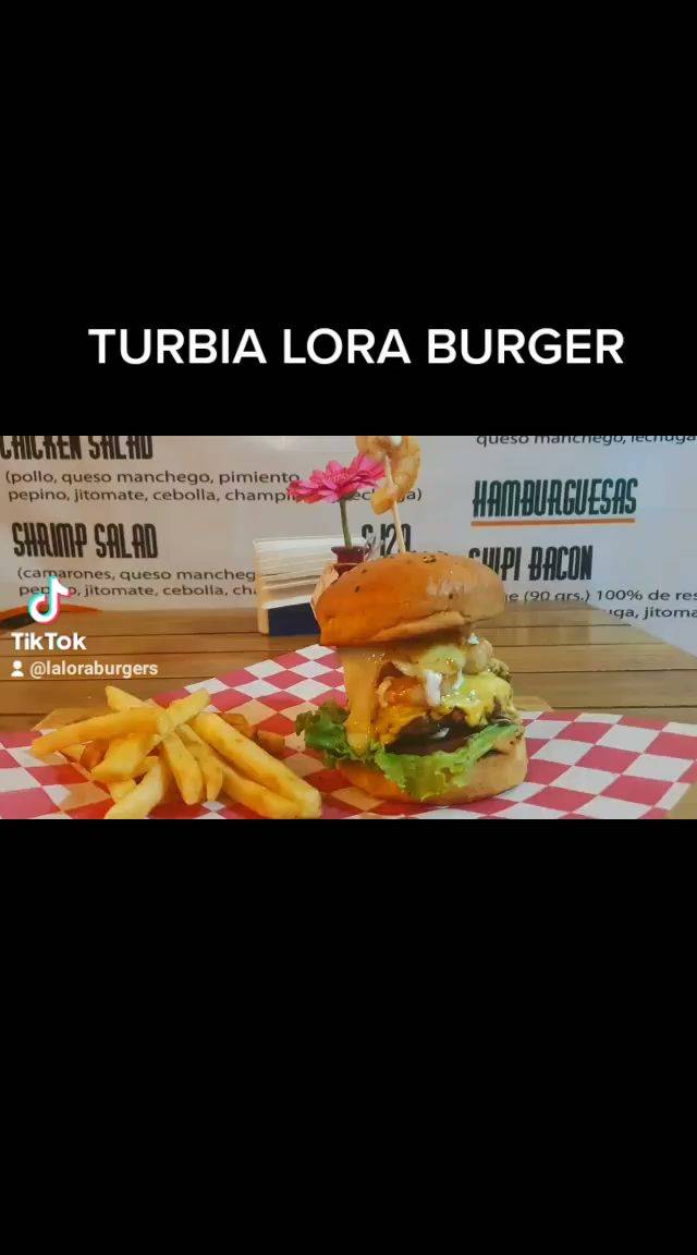 Menu at La Lora Burgers restaurant, Guadalajara