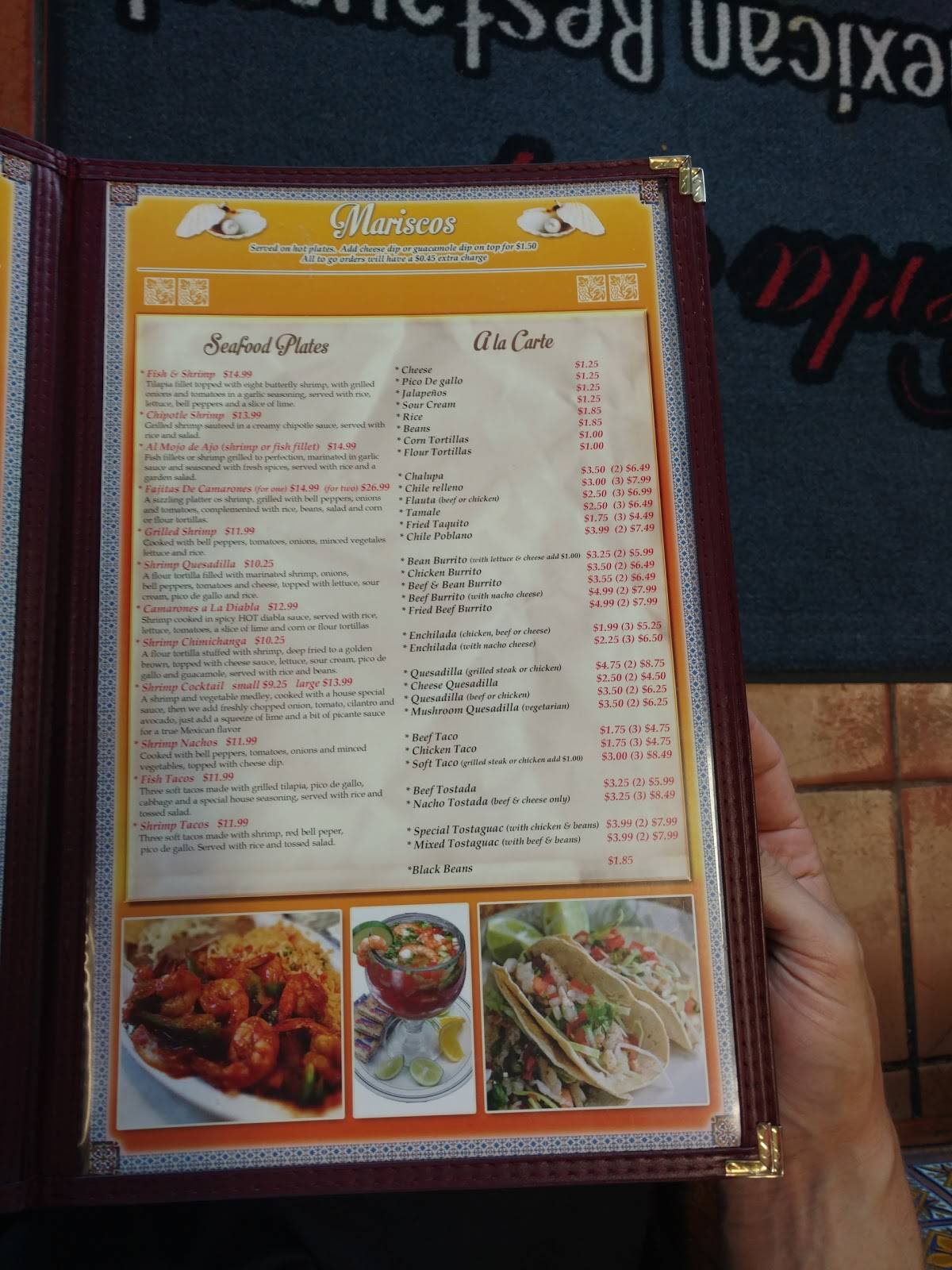 Menu at La Perla Tapatia restaurant, Collierville, W Poplar Ave #0619