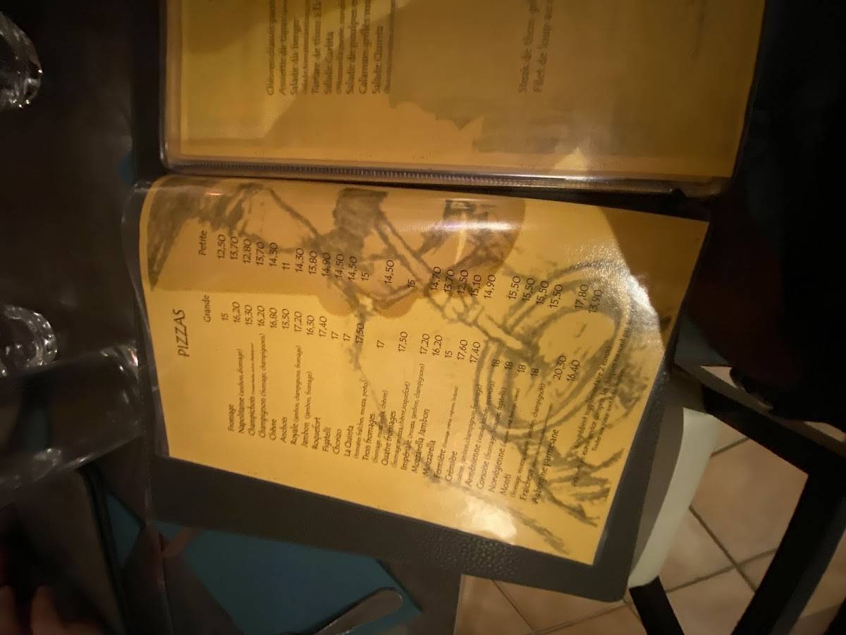 Menu au La Quinta restaurant, Ceyreste, 10 avenue louis julien