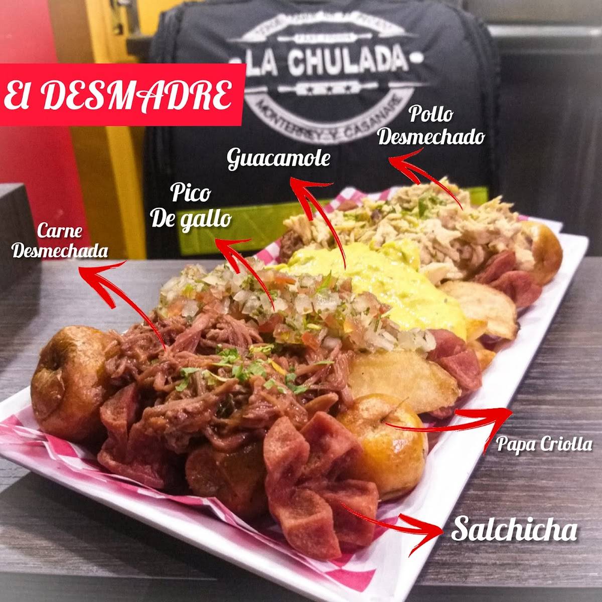 Carta de La chulada fast food Monterrey, Monterrey
