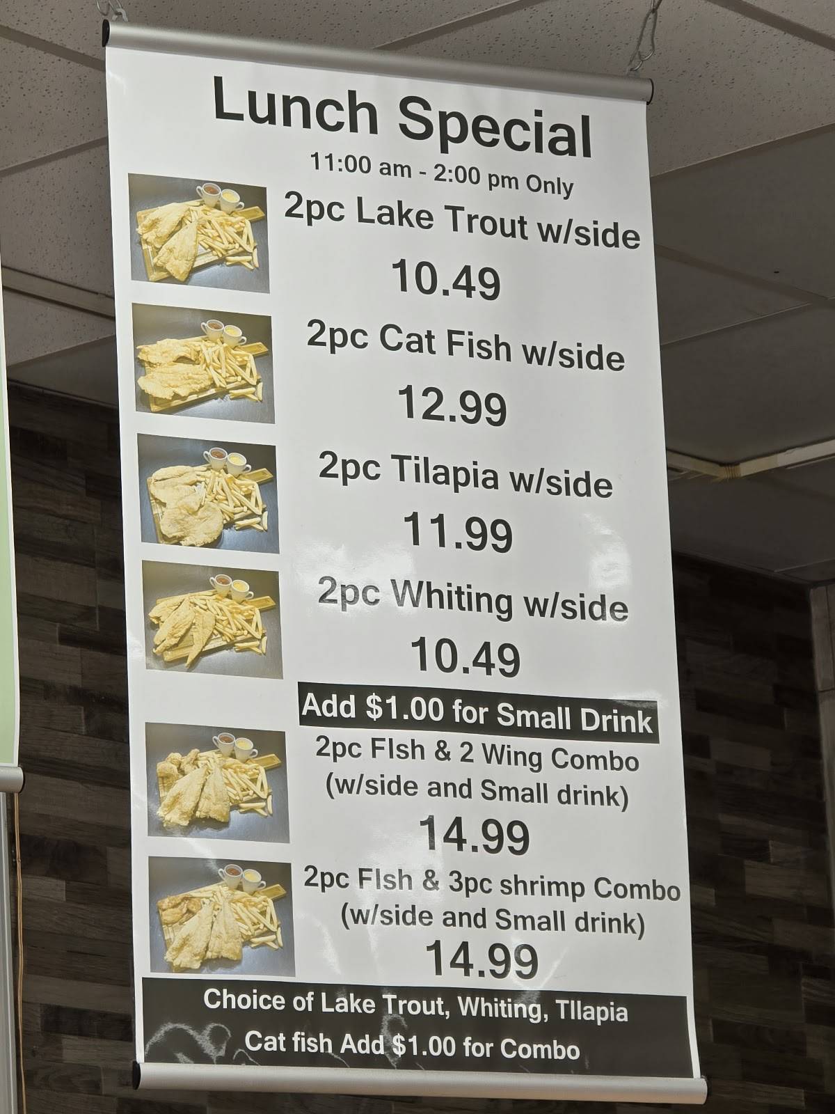 Menu at Lake Trout 3 restaurant, Milford Mill, Dogwood Rd C