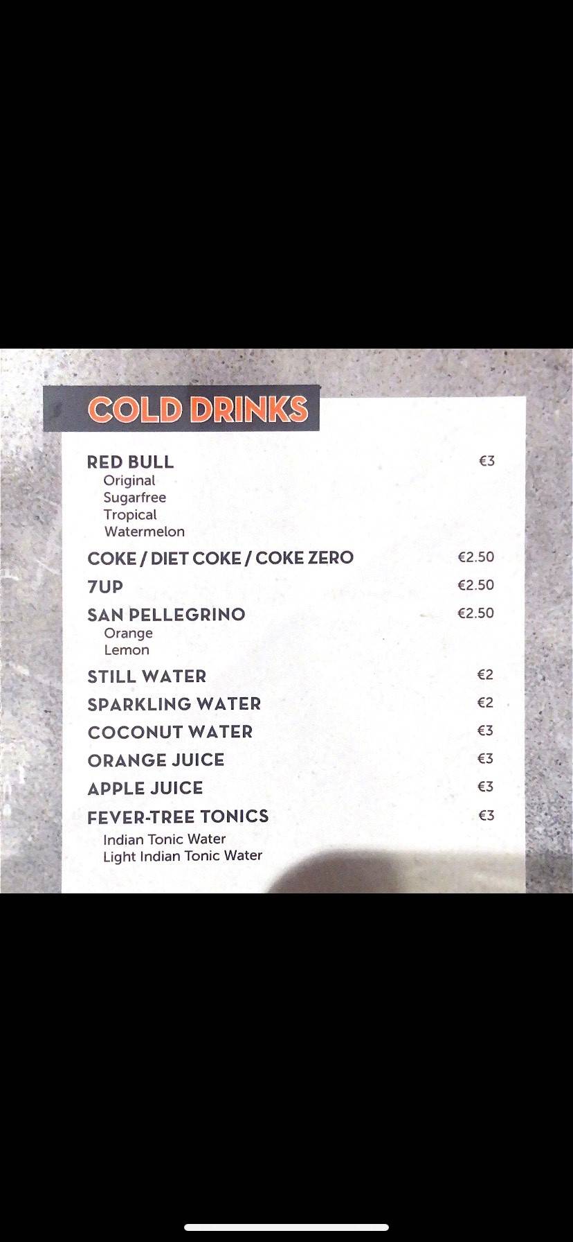 Carta del restaurante Lana Kilkenny Asian Street Food, Kilkenny