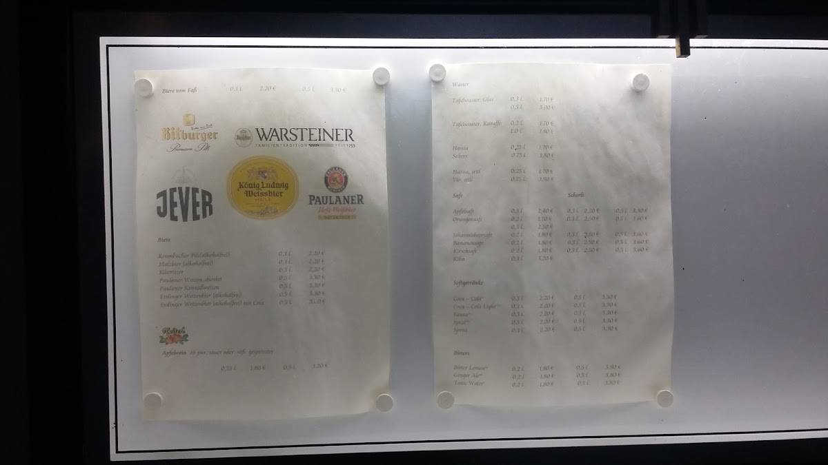 Speisekarte von Landgasthof Zur Eisenbahn - Christine Wick restaurant ...