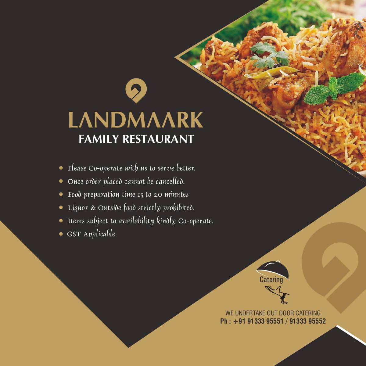 Menu at Landmark Family Restaurant, Hyderabad