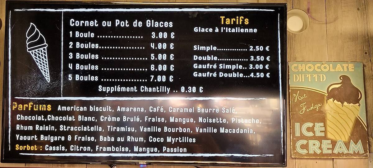 Menu au Le chichi restaurant, Annecy