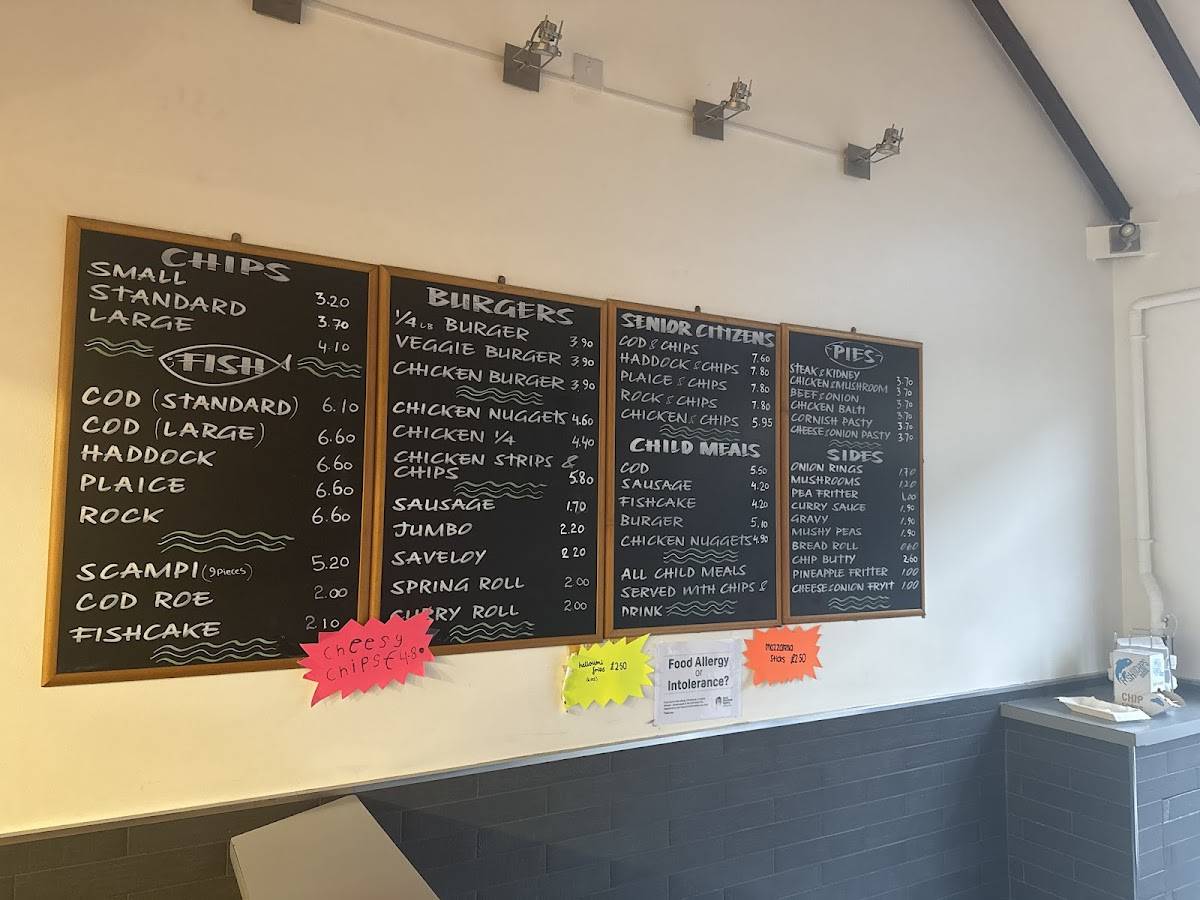 Menu at Lemon Plaice Fish and Chips fast food, Andover