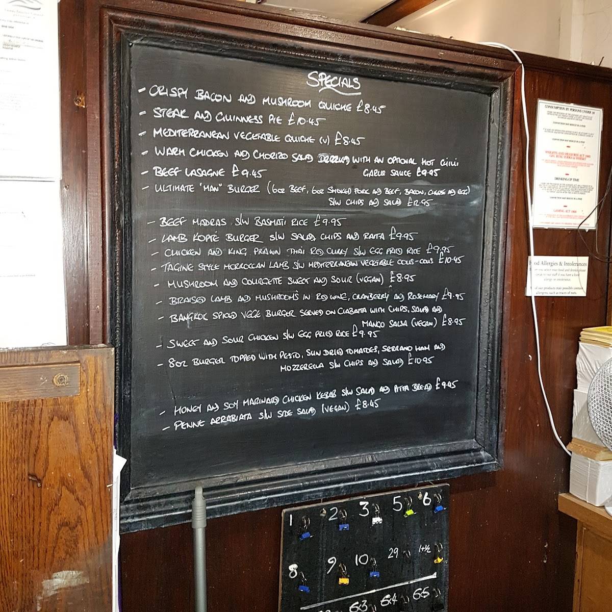Menu at The Green Man pub & bar, Lewes, Lewes Rd