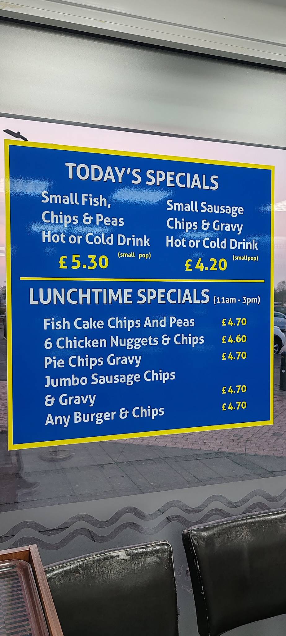 Menu at Leyland Cross Fish & Chips fast food, Leyland