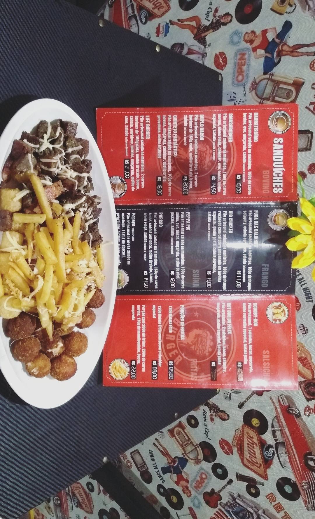Menu at Life Burger Artesanal restaurant, Belo Horizonte