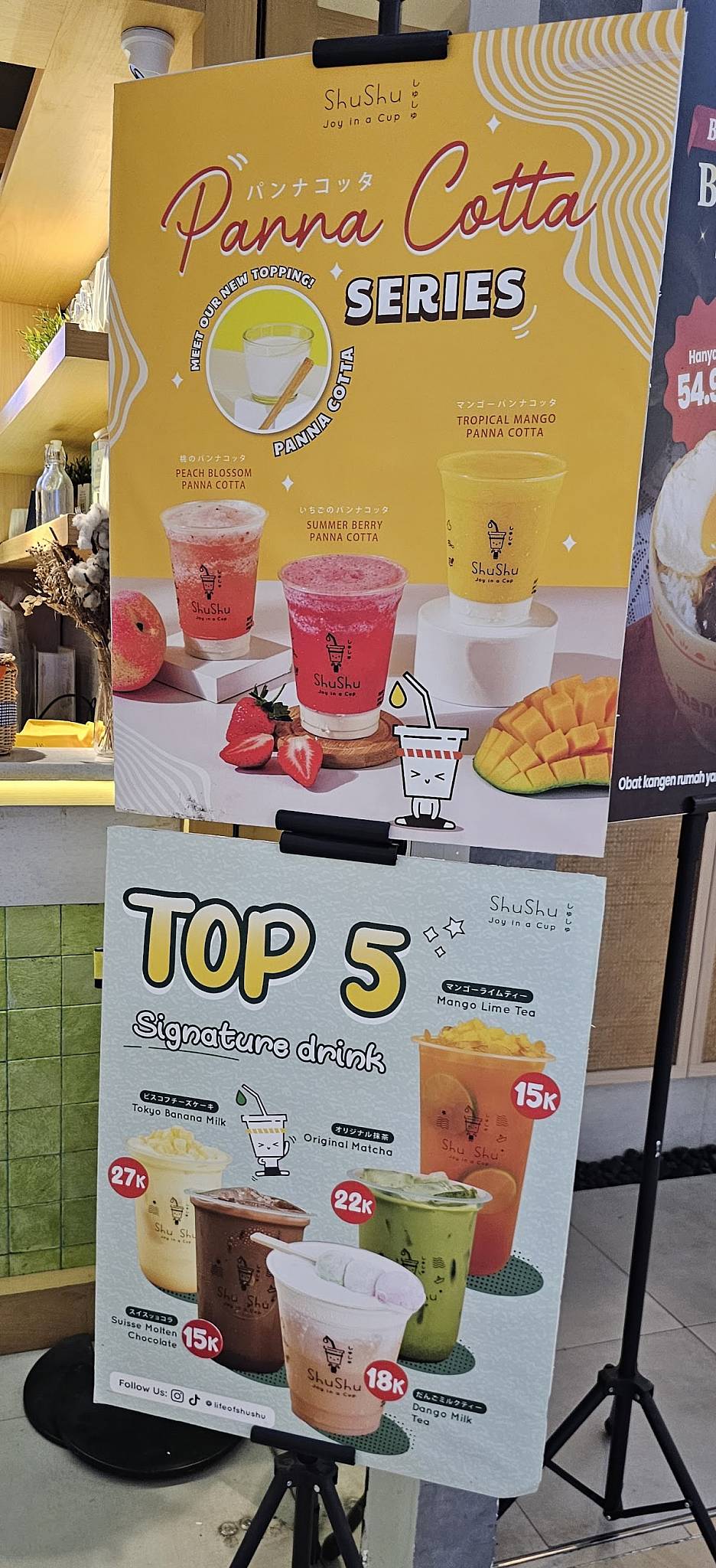 Menu at Life of Shushu Summarecon Mall Serpong cafe, Curug Sangereng