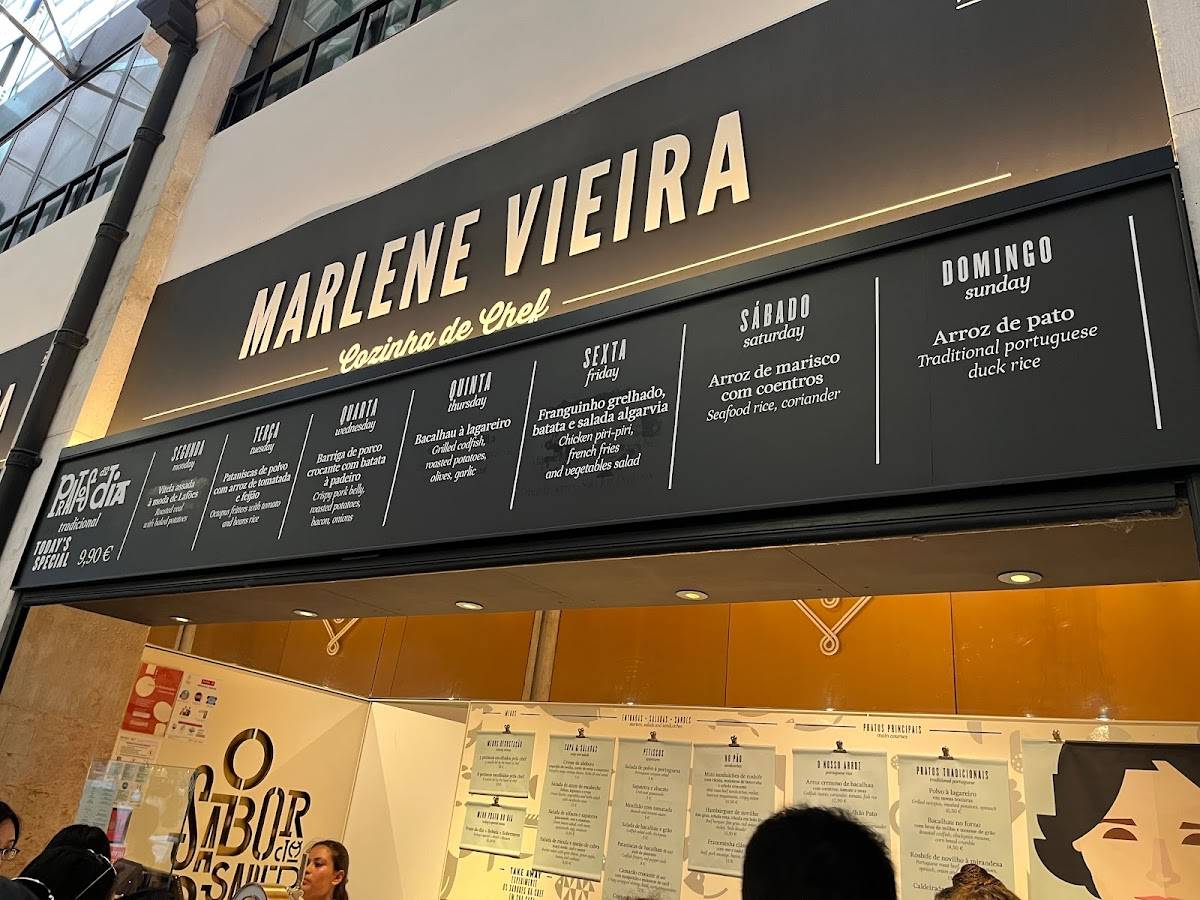 Menu em Food Corner Marlene Vieira restaurante, Lisboa