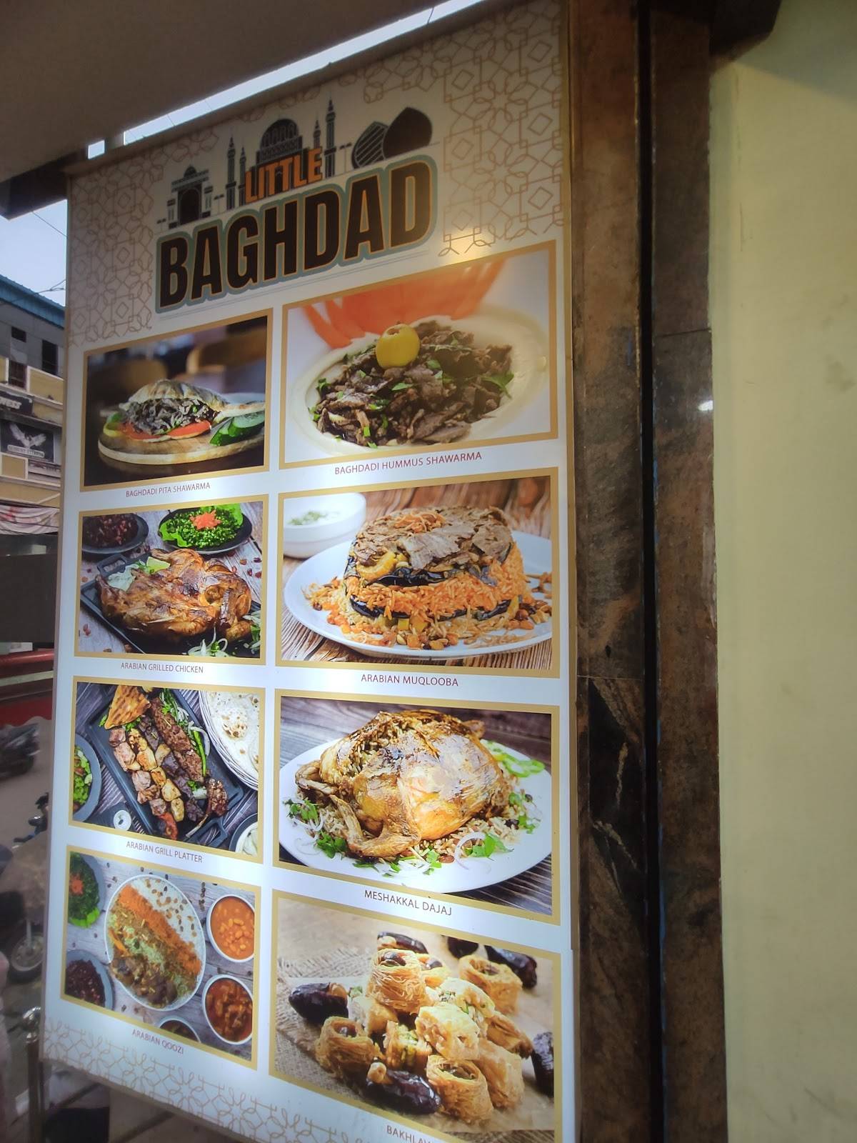 Menu at Little Baghdad - Arabian Restaurant, Bengaluru