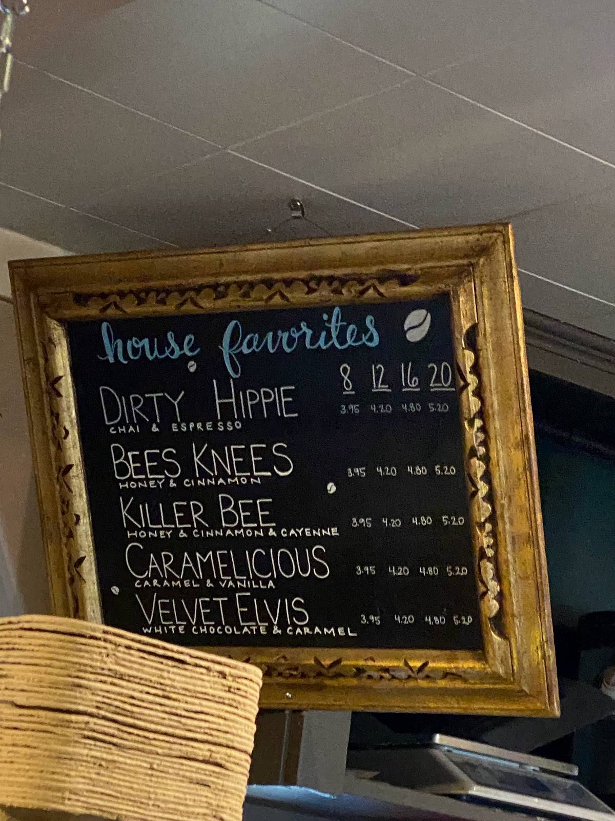Menu at Looney Bean of Bend cafe, Bend