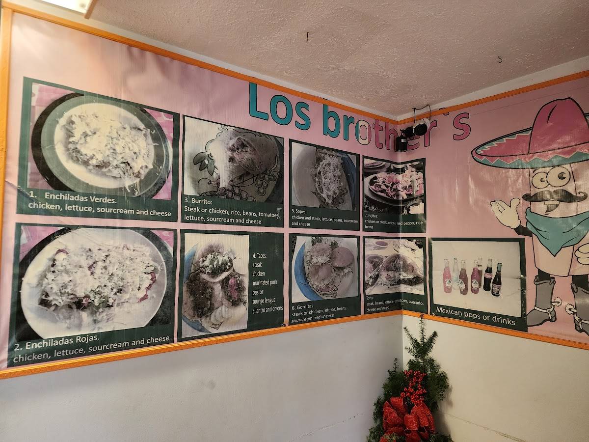 Menu at Los Brothers Mexican Food restaurant, Kalamazoo