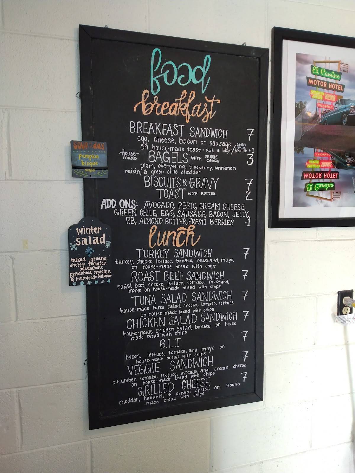 Menu at Los Ranchos Bakery, Los Ranchos de Albuquerque