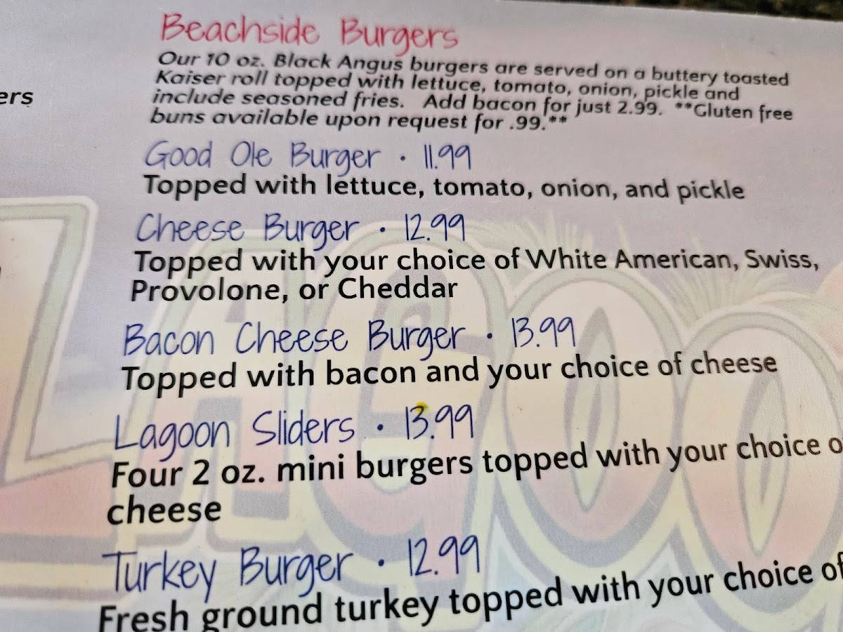 Menu at Lost Lagoon Wings and Grill restaurant, New Smyrna Beach, N ...