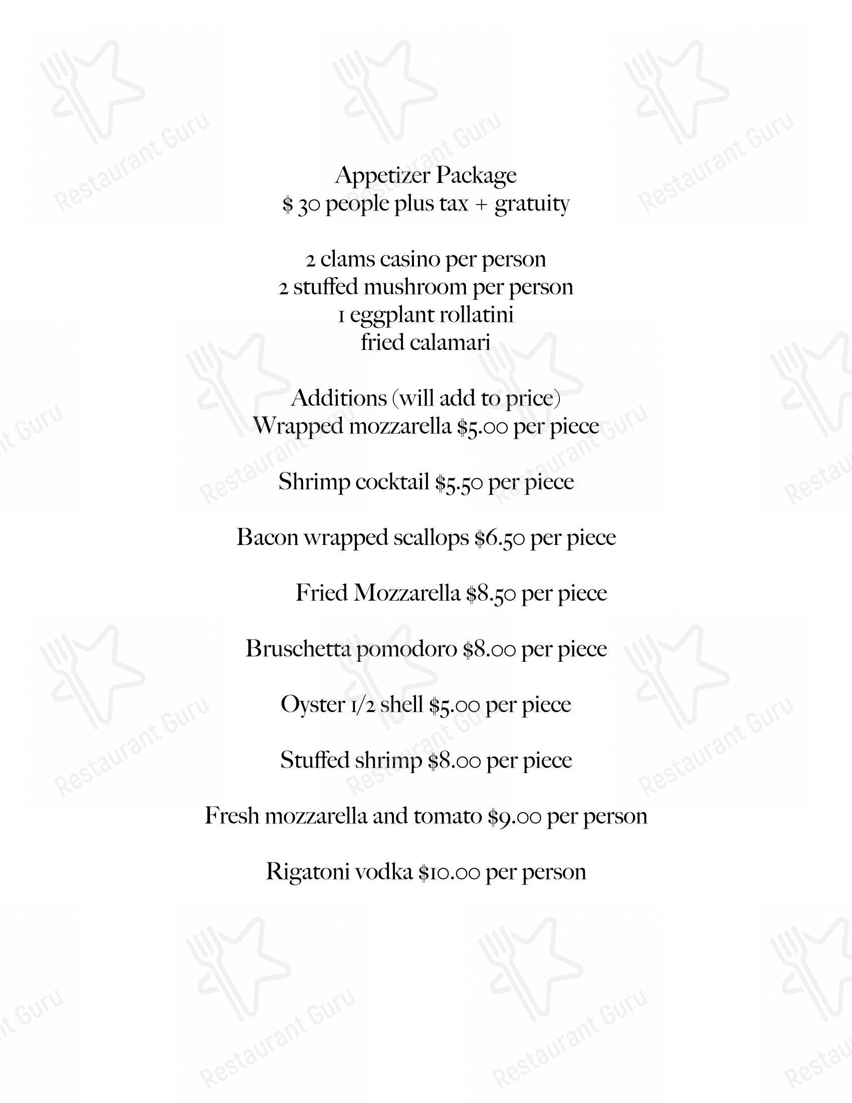 Menu at Ludal's Italian Restaurant, North Haven