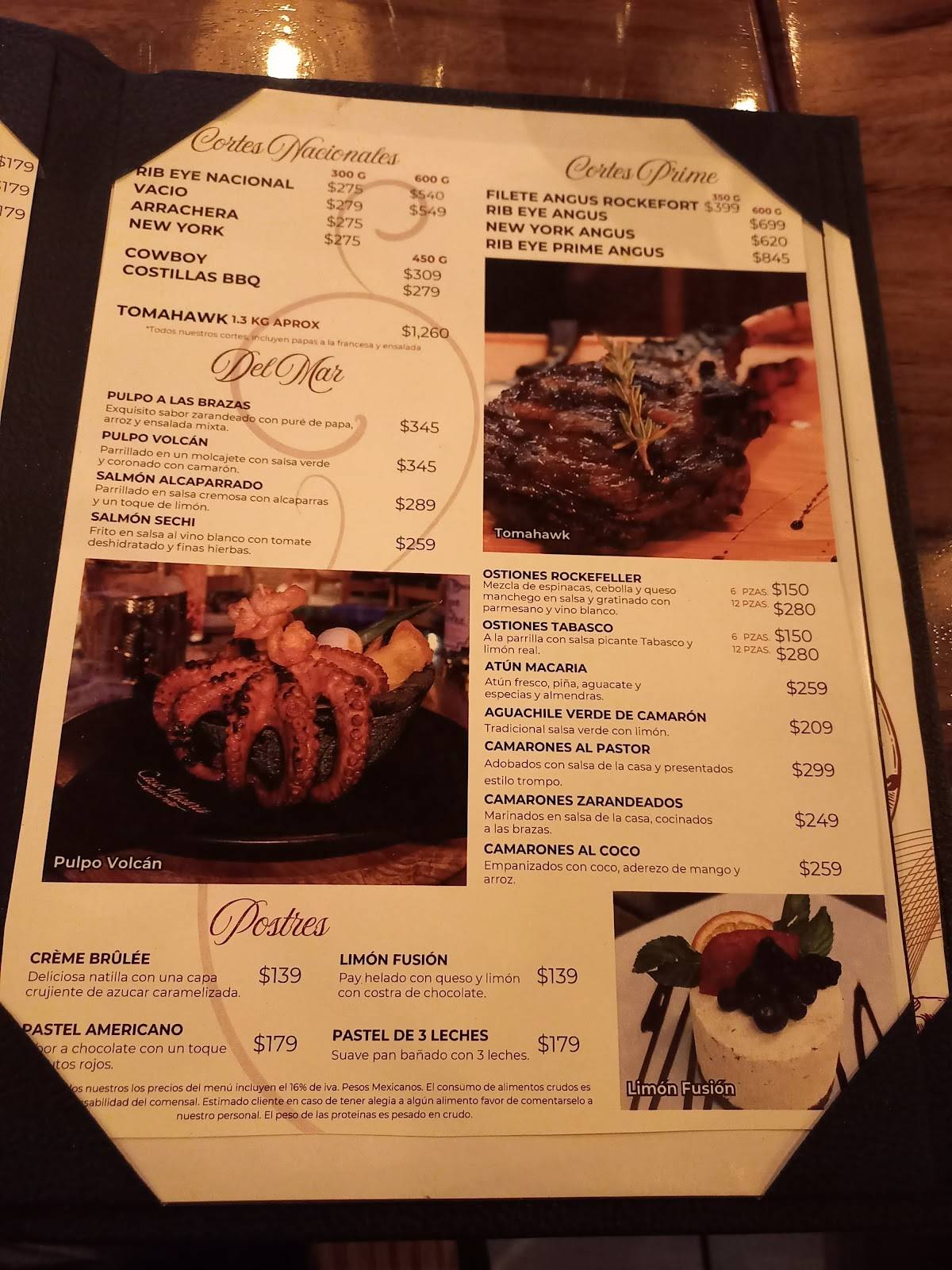Menu at Macaria Resid. Victoria restaurant, Guadalajara, Av Cruz del ...