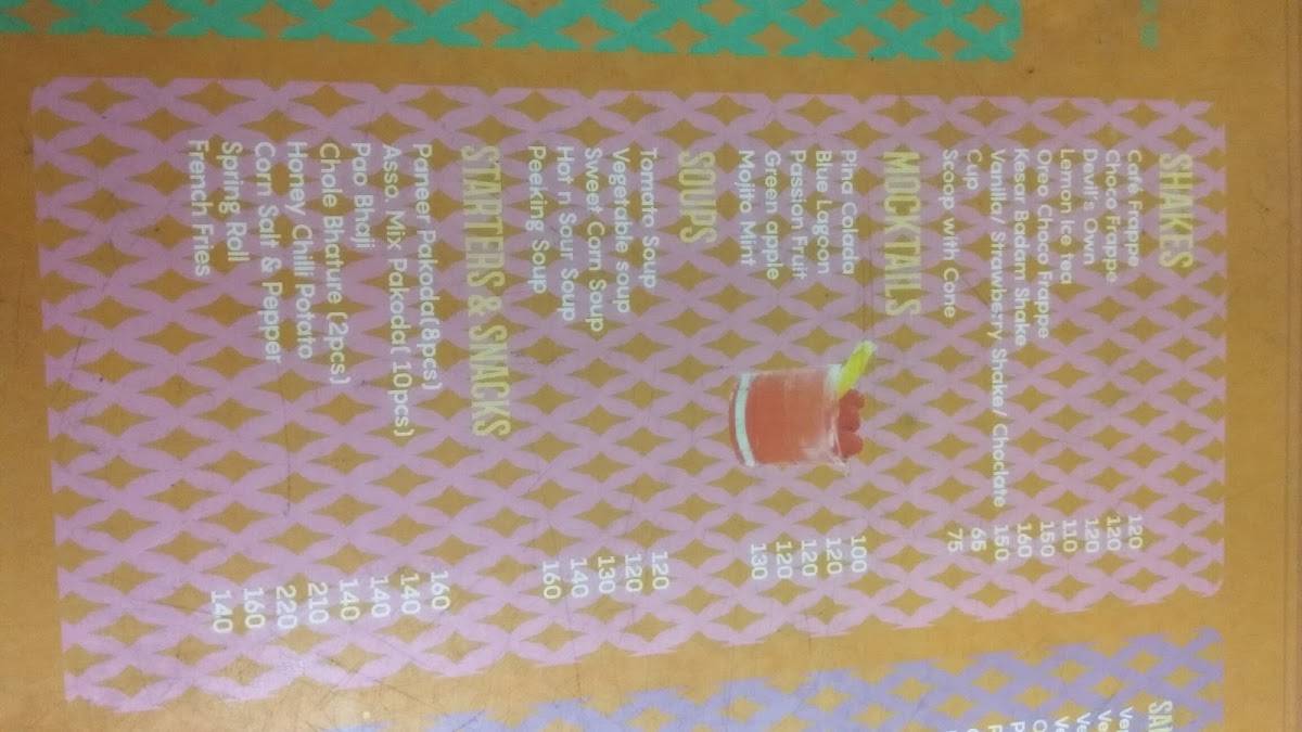 Menu at Madhurima Sweets, Lucknow, 144/19/1
